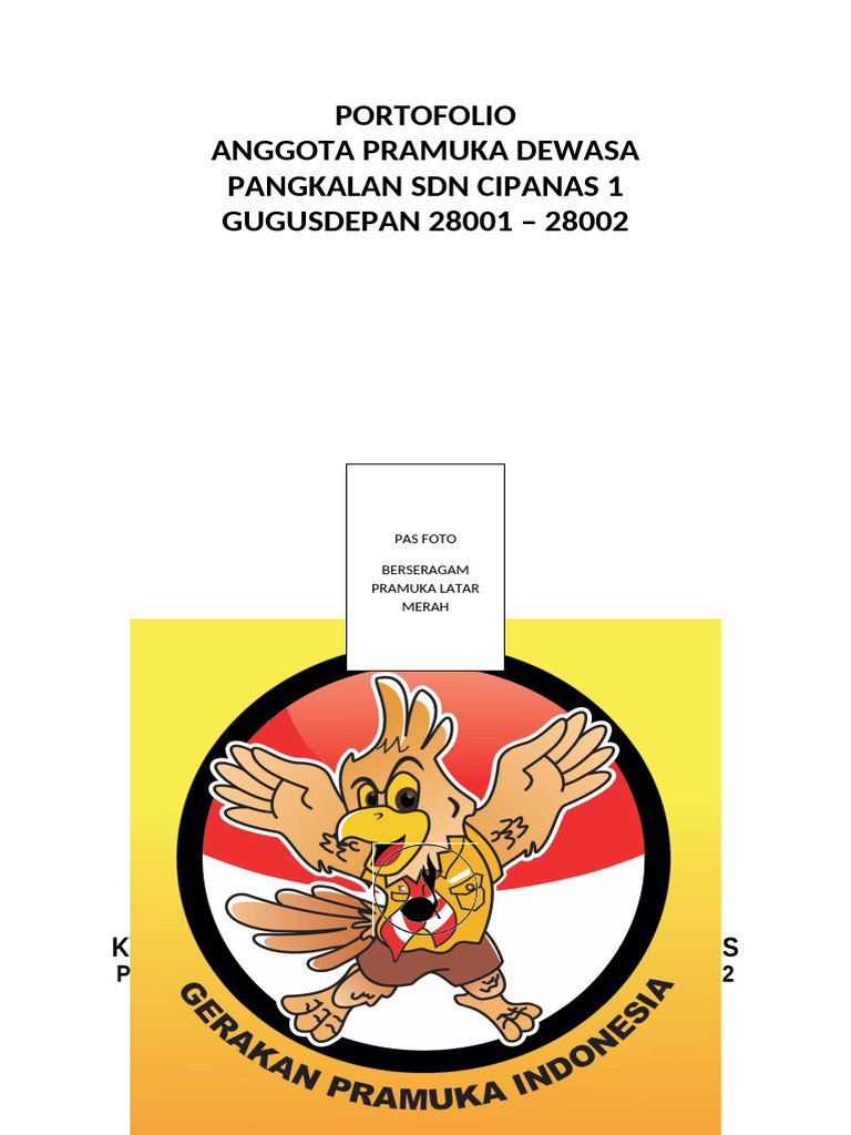 Contoh Portofolio Pramuka Dewasa | PDF