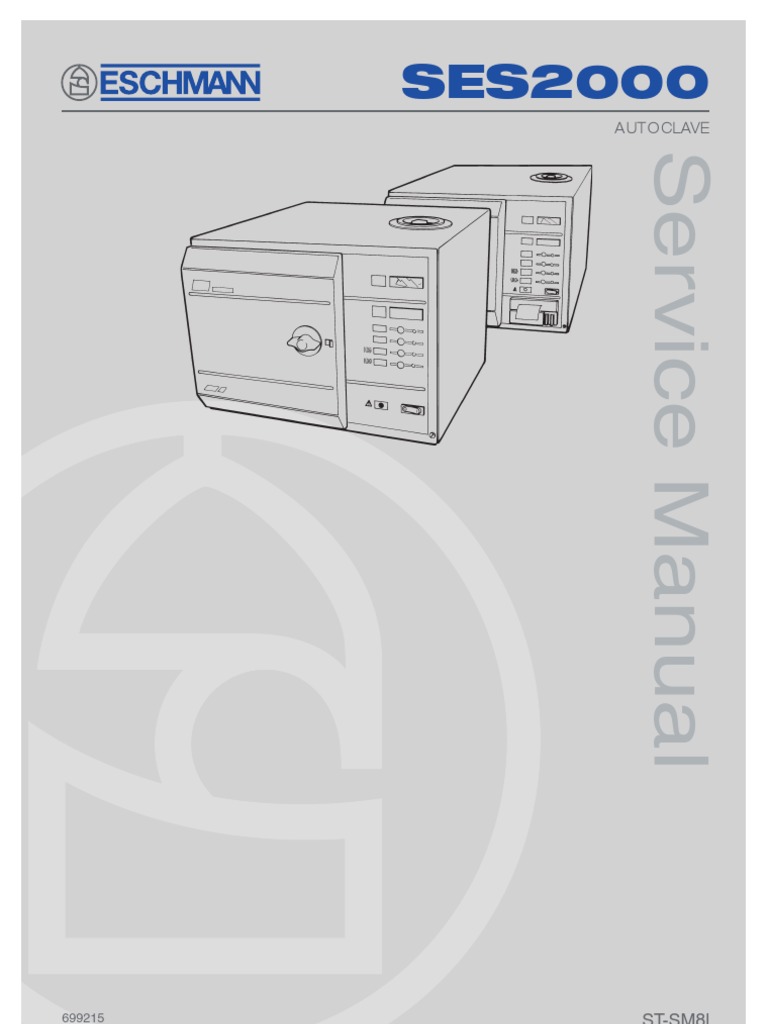 Eschmann SES2000 - Service Manual | PDF | Thermostat | Relay
