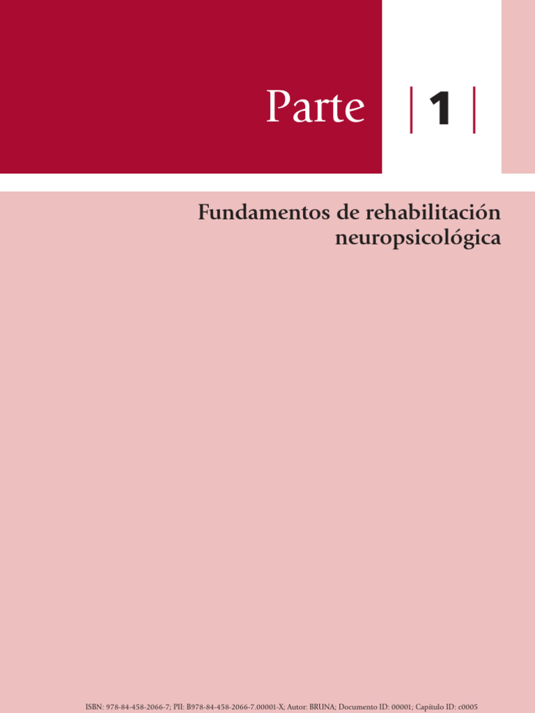 Cap Tulo 1 - Principios de Rehabilitaci N Neu - 2011 - Rehabilitaci N Neuropsi | PDF ...