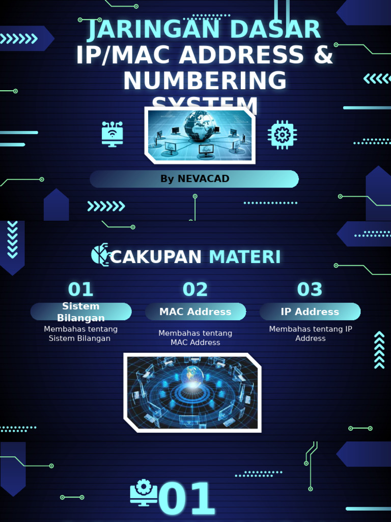 Ip Address & Mac Address, Numbering System | PDF