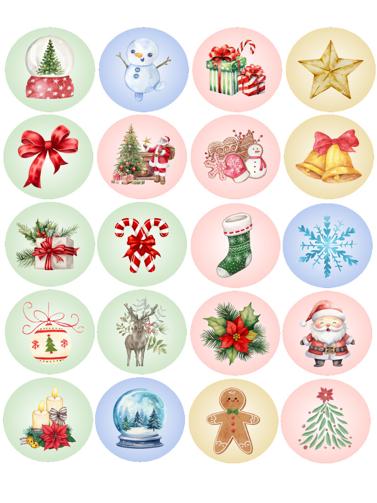 Adesivos - Natal 241127 201944 | PDF