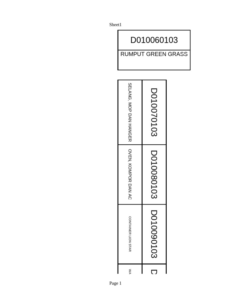 Layout Floor Display d01 | PDF