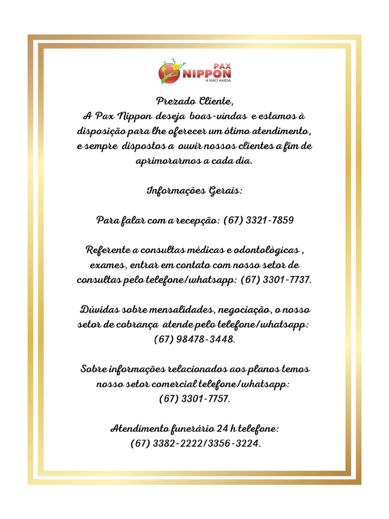 Boas Vindas Pax Nippon 1.0 | PDF