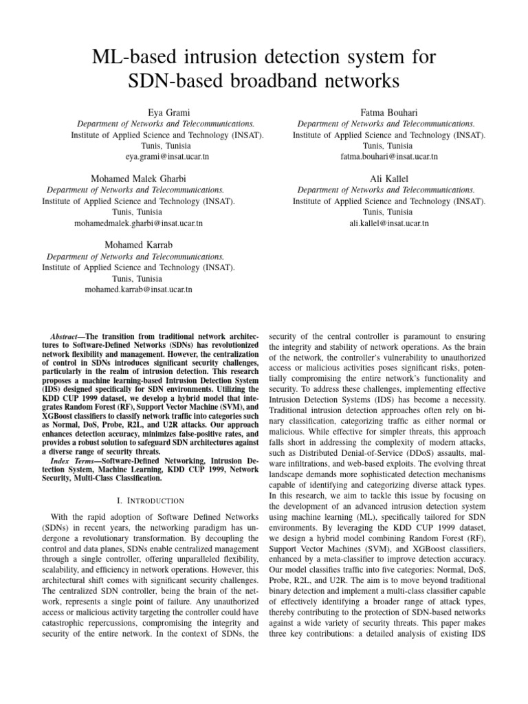 IEEE_Conference_Template | PDF | Machine Learning | Support Vector Machine