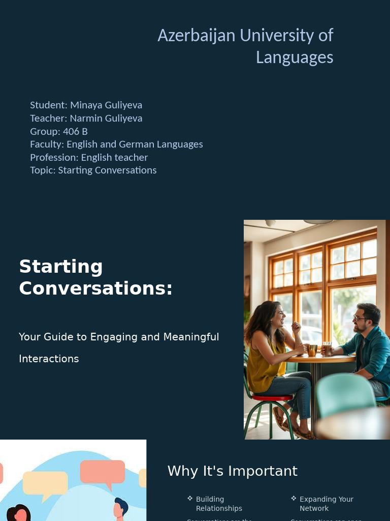 Starting Conversations: A Practical Guide | PDF | Conversation ...