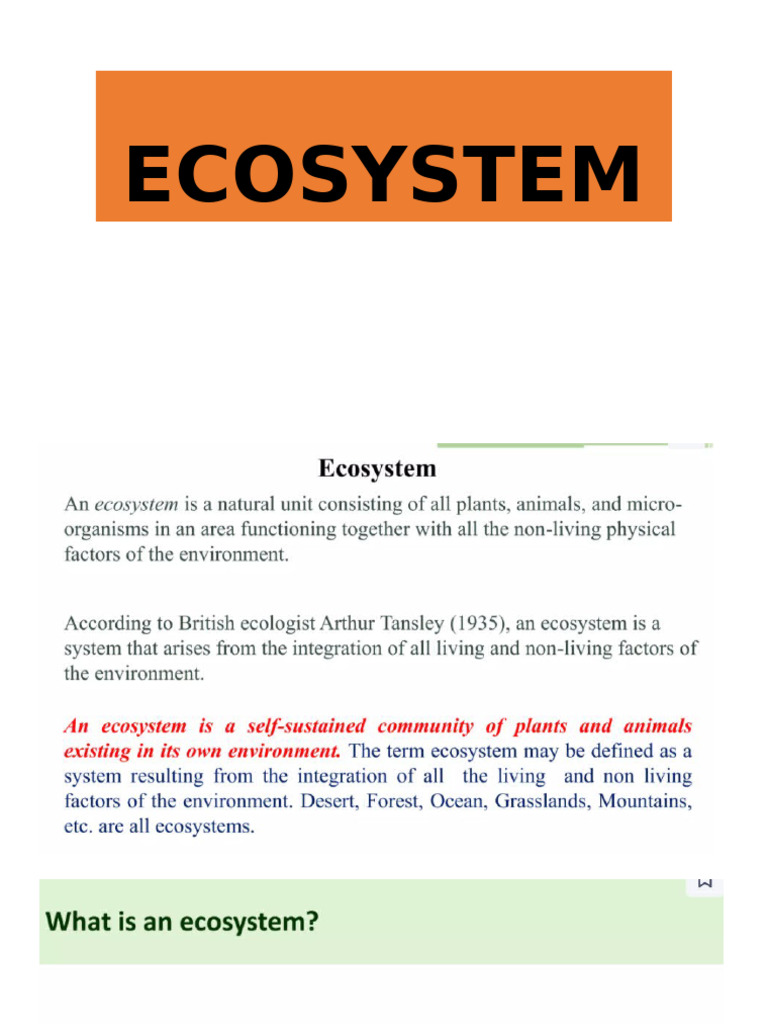 UNIT 3 Ecology & Ecosystems | PDF