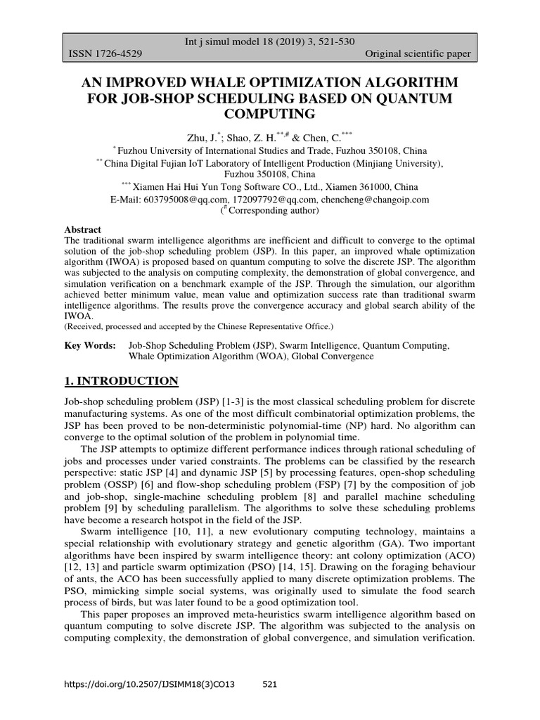 an-improved-whale-optimization-algorithm-for-job-shop-1gyz01b77b | PDF ...