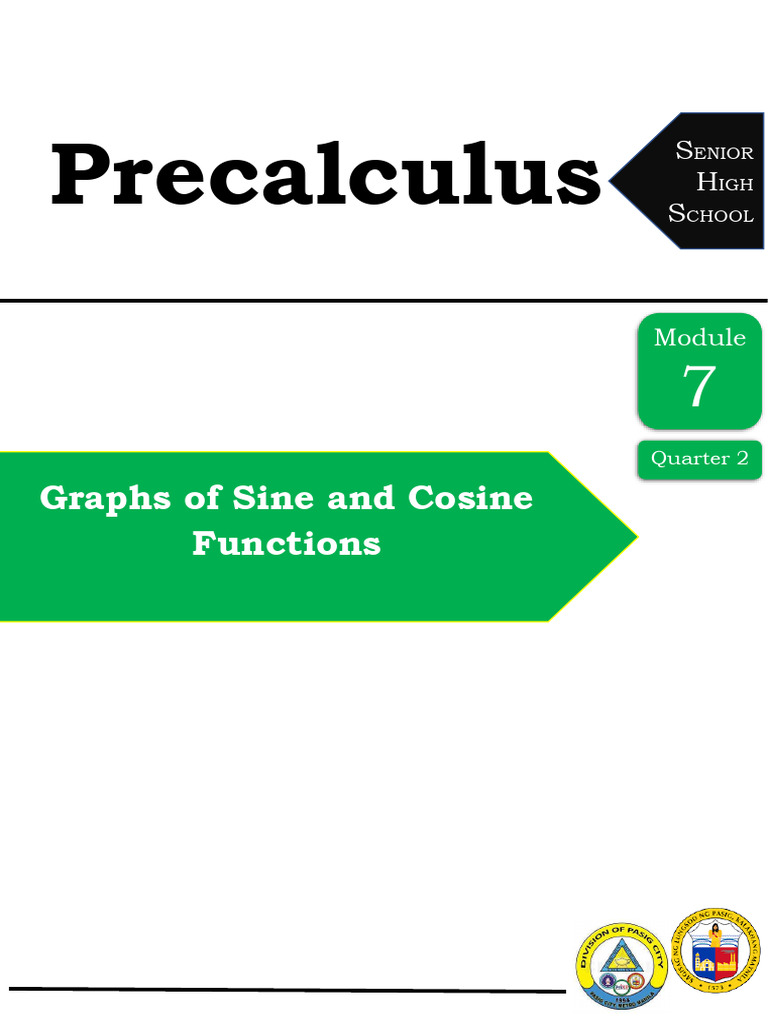 PRECALCULUS Q2 M7 Graph of Sine Cosine | PDF | Trigonometric Functions ...