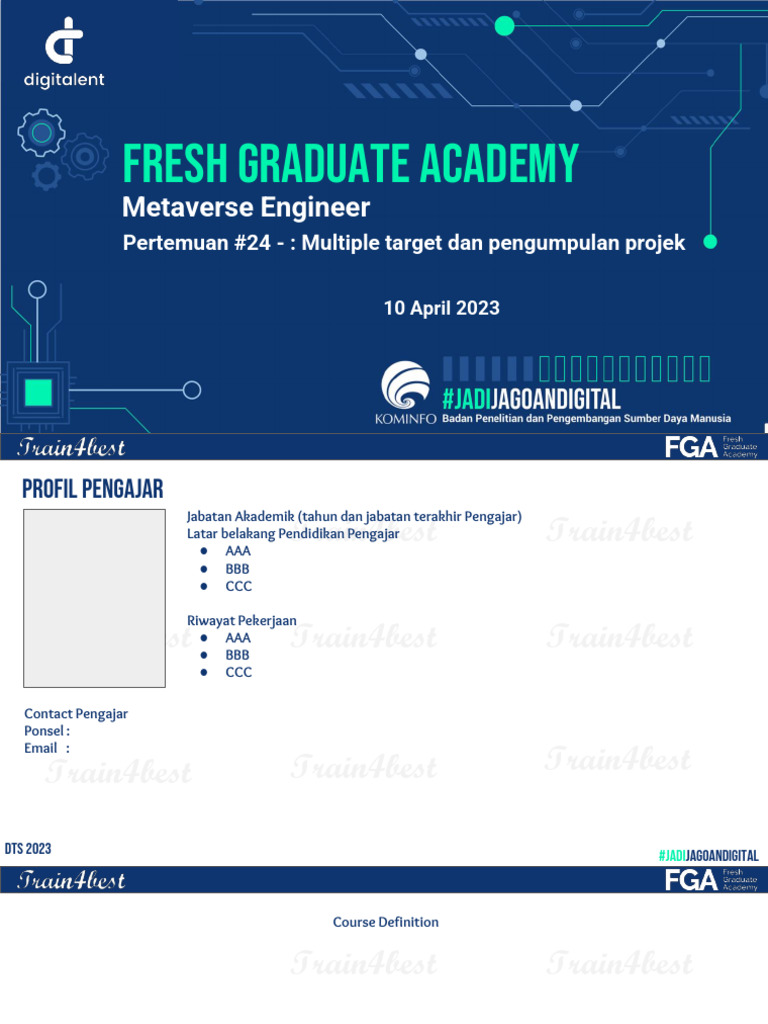 Pengenalan Augmented Reality - Multiple Target | PDF