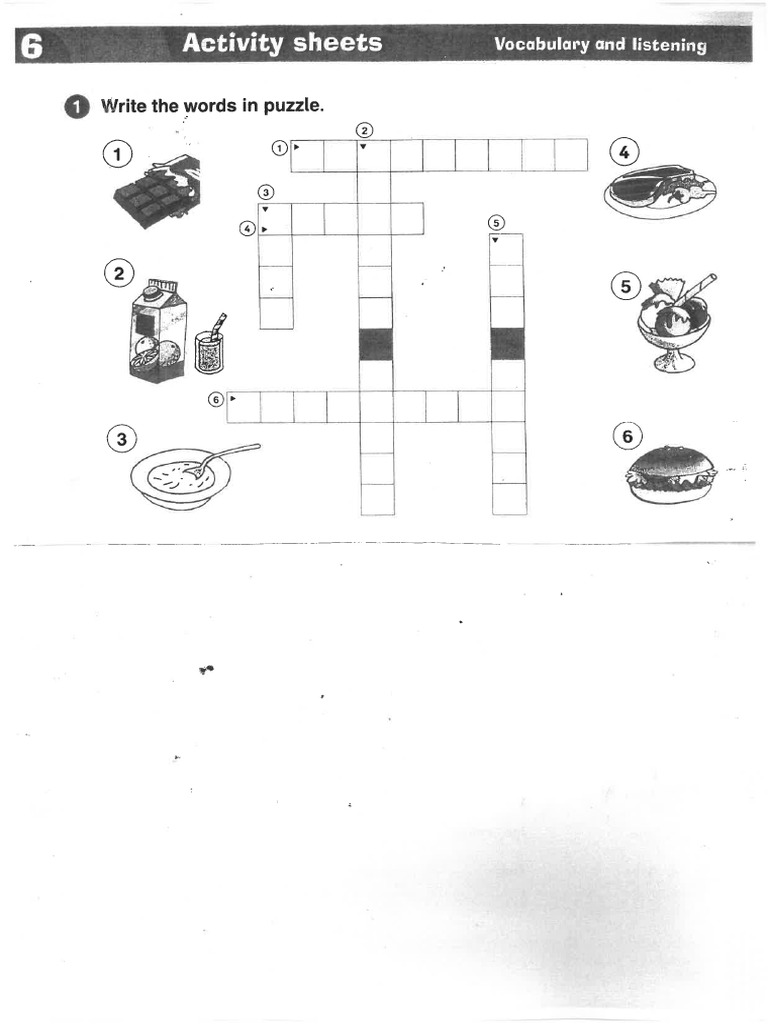 playway 3 unit 6 activity sheet | PDF