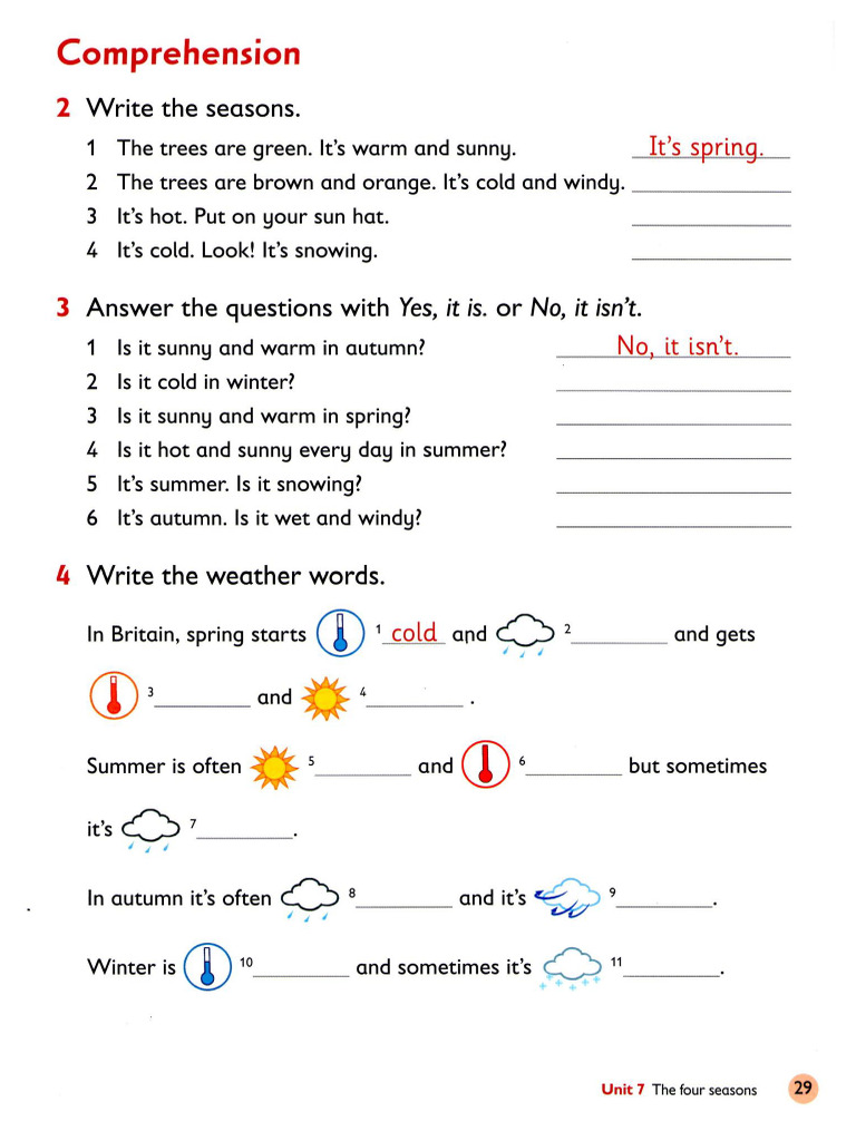 The Four Seasons Exercises | PDF