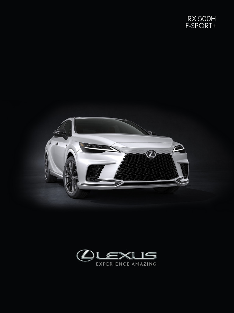 Archivo para Descargar Ficha Tecnica Lexus RX 500 F Sport | PDF ...
