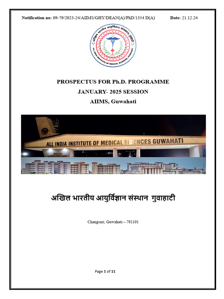 PhD Advertisement_Jan 2025 | PDF | Doctor Of Medicine | Doctor Of ...
