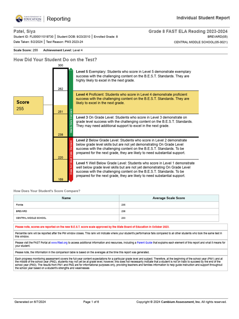 Grade 8 FAST ELA Reading | PDF | Symbols | Rhetoric