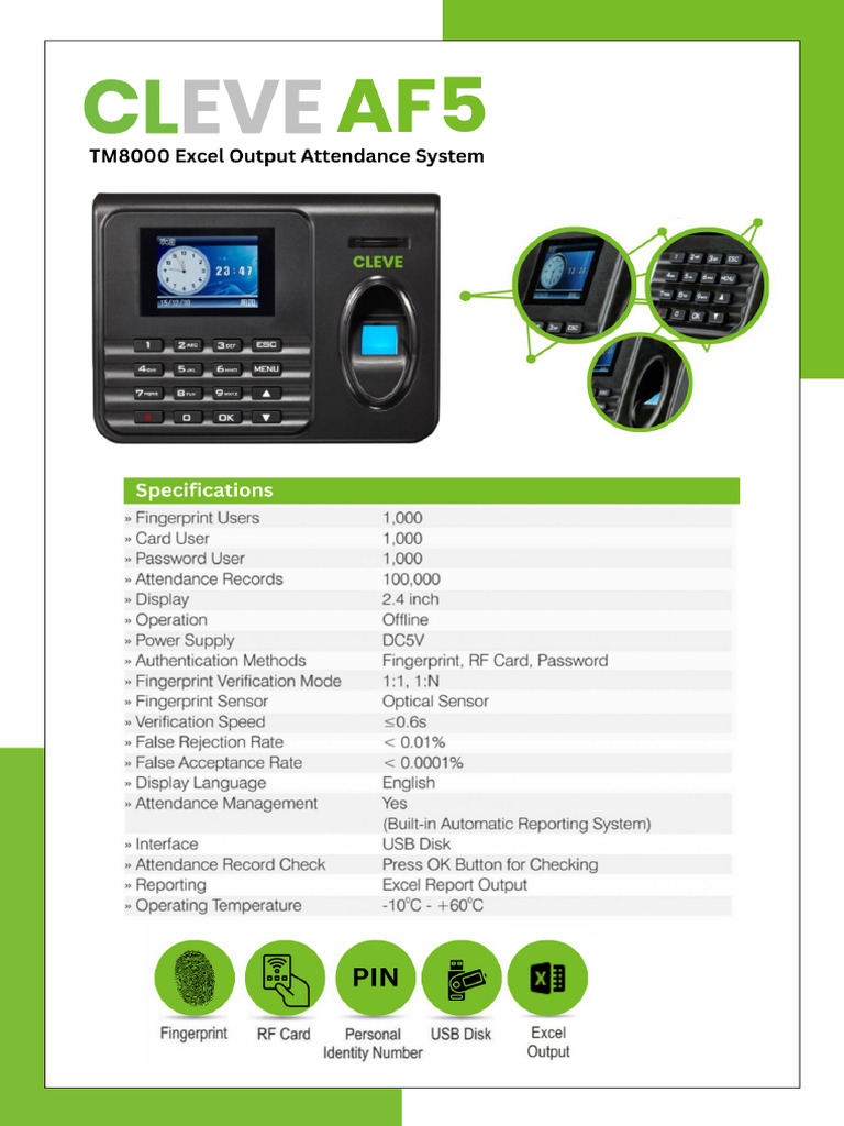 Datasheet Cleve AF5 (3) | PDF