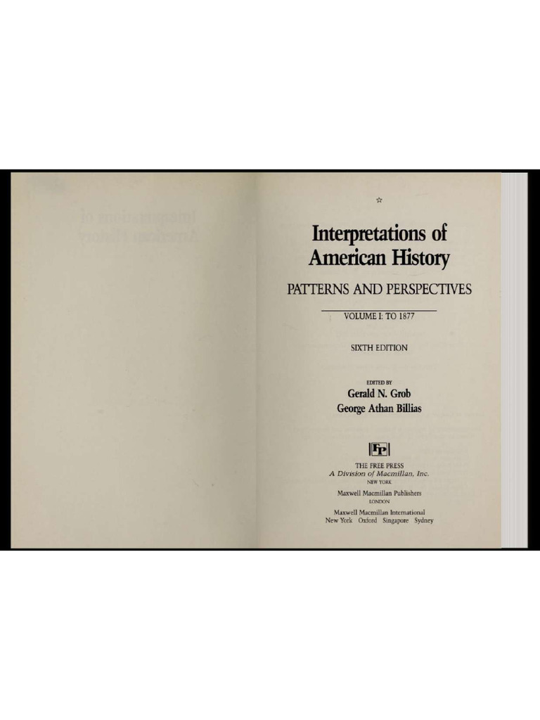 Interpretations of American History | PDF
