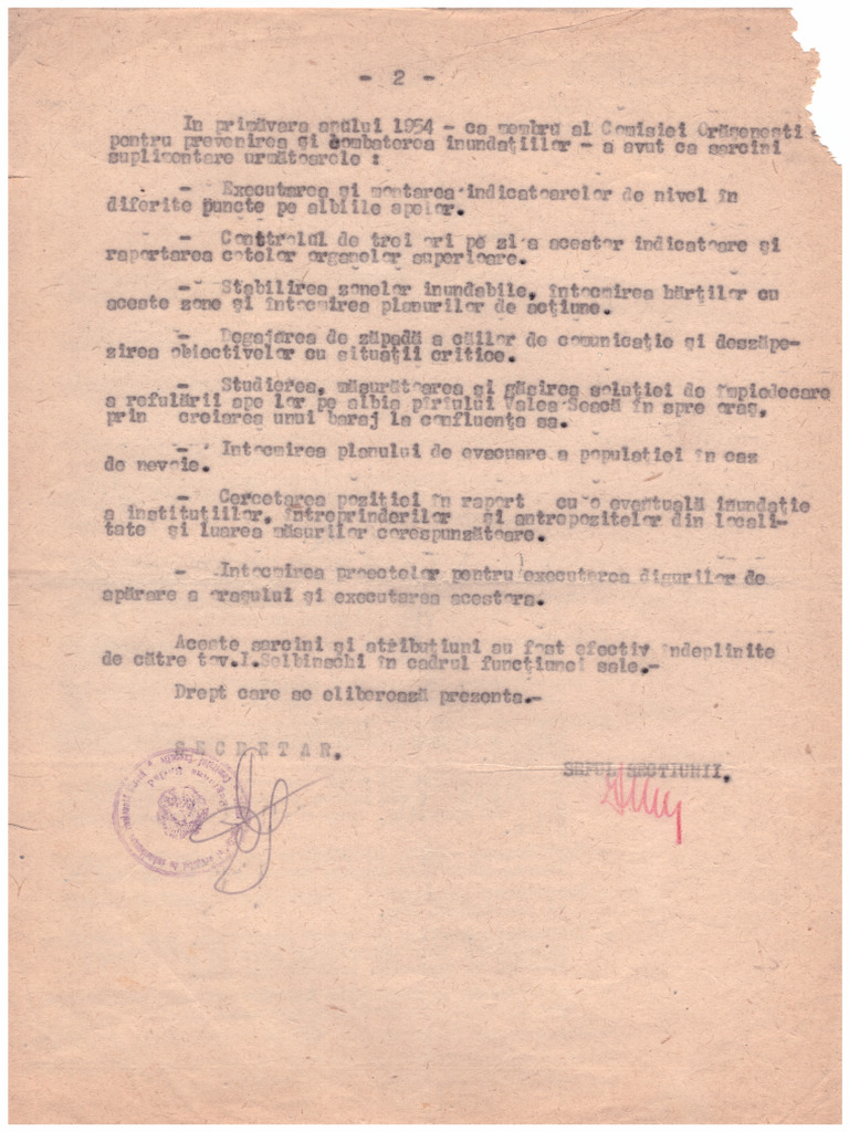 ADEVERINTA ATRIBUTII-1954 - pag.2 | PDF