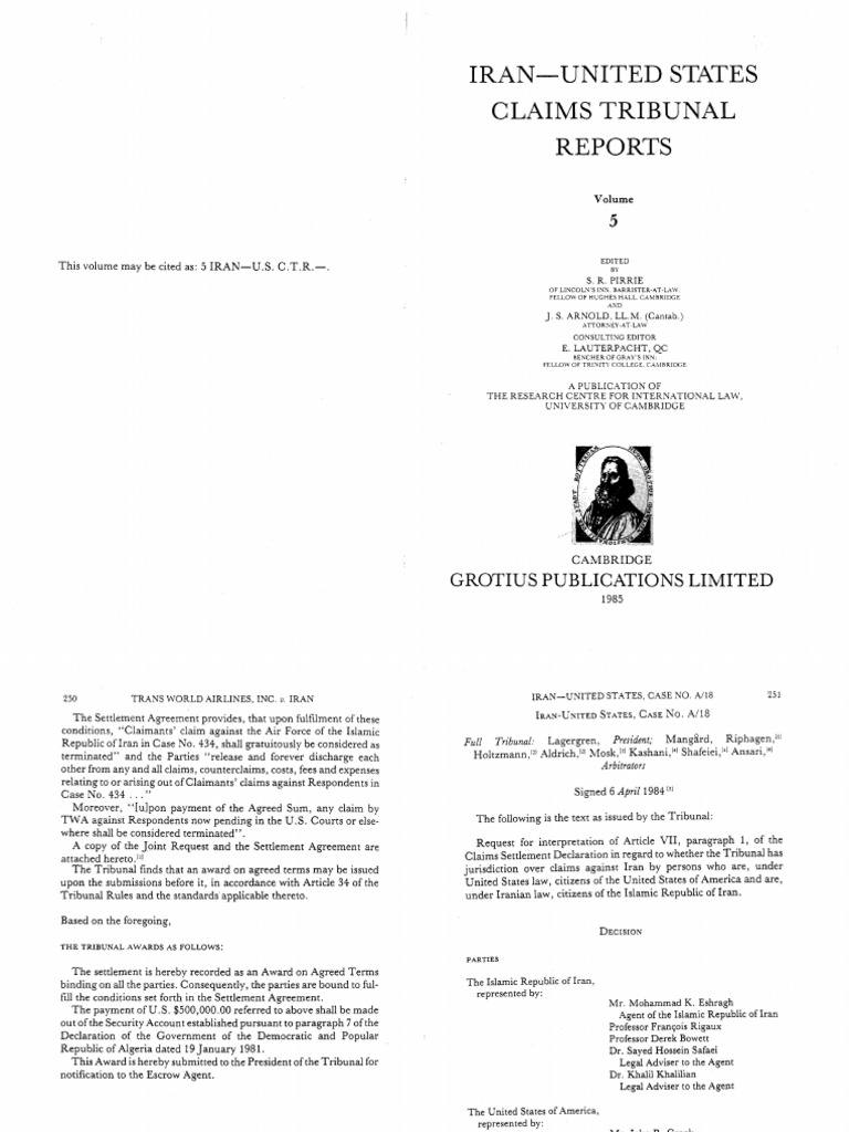 CA128 | PDF | International Law | Treaty