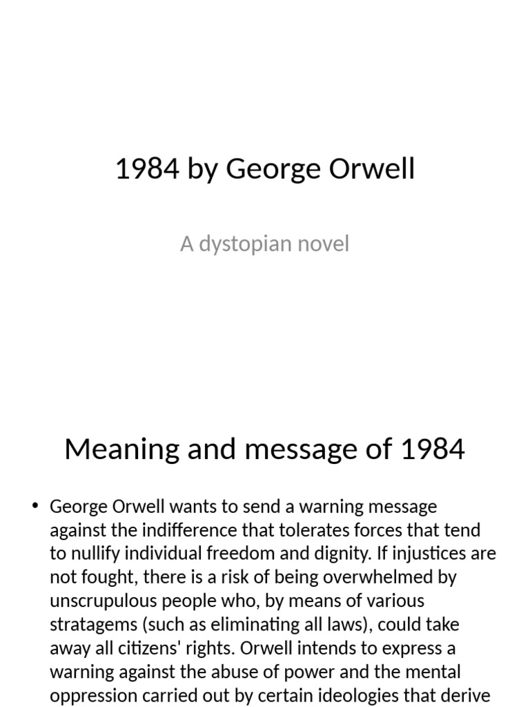 1984 by George Orwell | PDF | Thought
