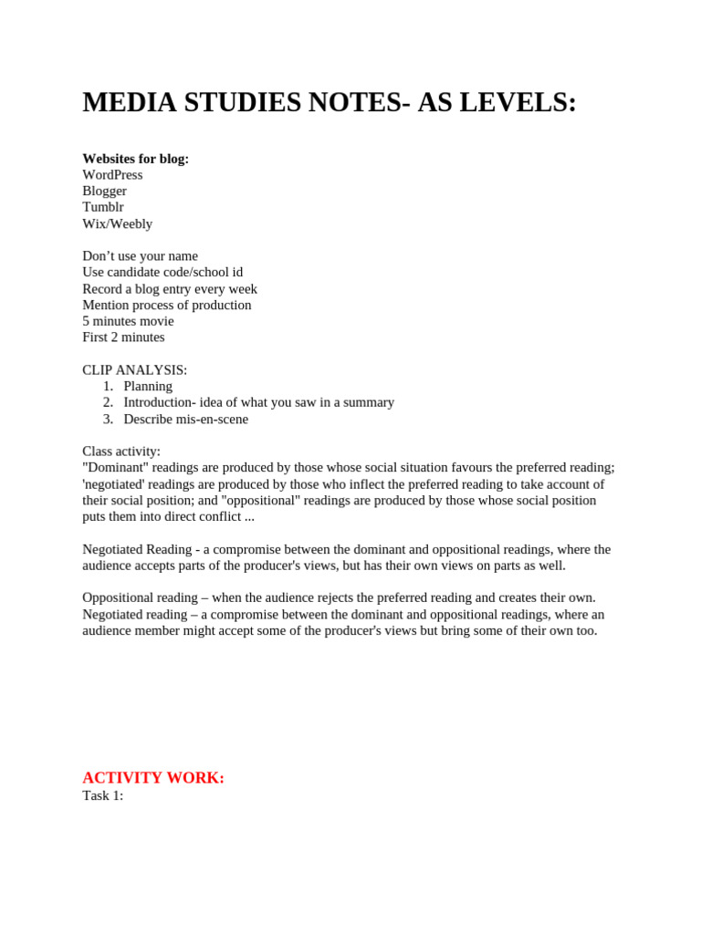 Media Studies Notes | PDF | Video On Demand | Augmented Reality