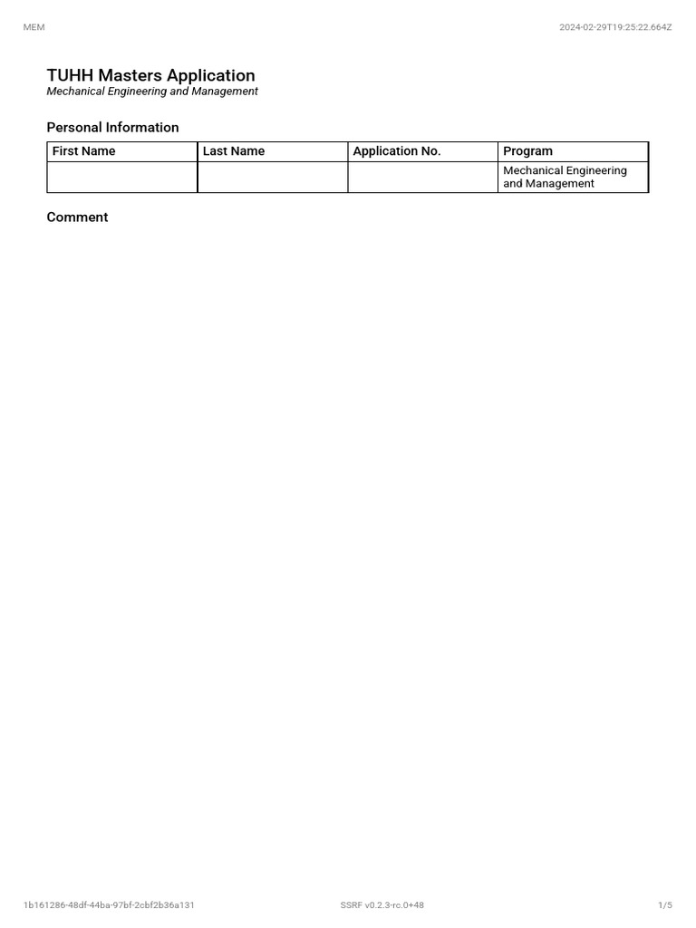 TUHH MEM Application 1b161286 48df 44ba 97bf 2cbf2b36a131 | PDF ...