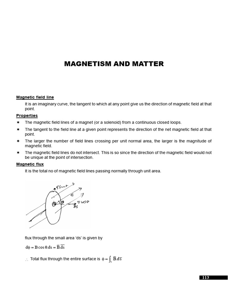 Magnetism And Matter Lecture Note Pdf Magnetism Ferromagnetism