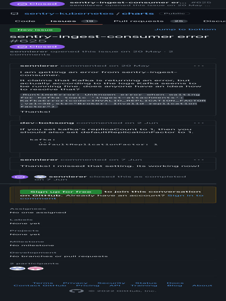 Sentry Ingest Consumer Kafka Error Fix | PDF