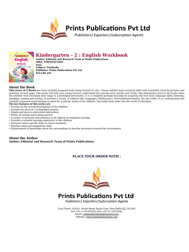 Book Brochure | PDF