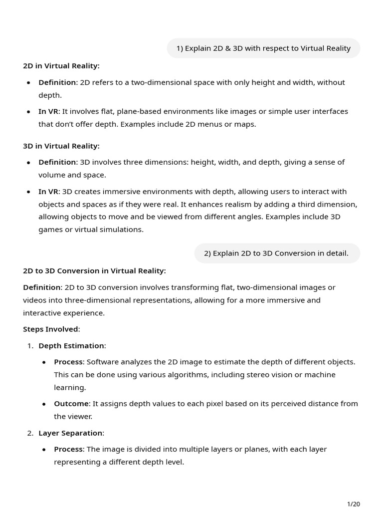 CHAPTER-2 VAR | PDF | Visual Perception | 3 D Computer Graphics