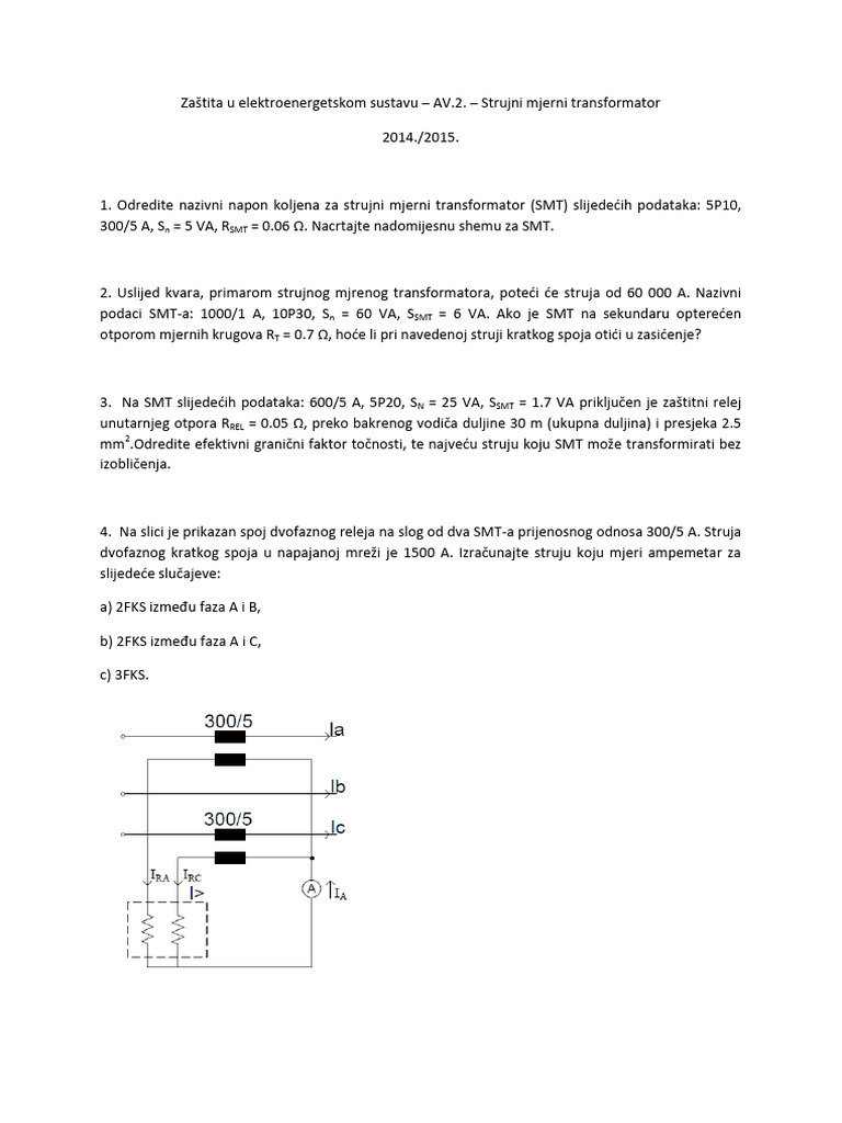 ZEES - AV 2-Strujni Mjreni Transformator | PDF