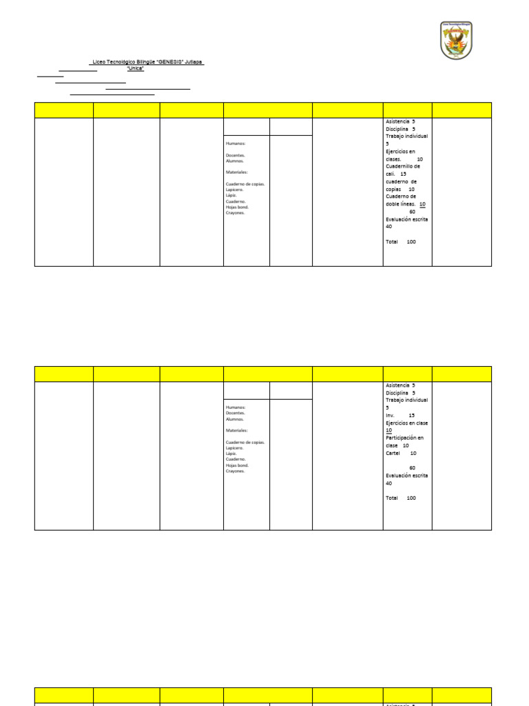 Plan Anual 1ro. | PDF | Importar | Biología Celular)
