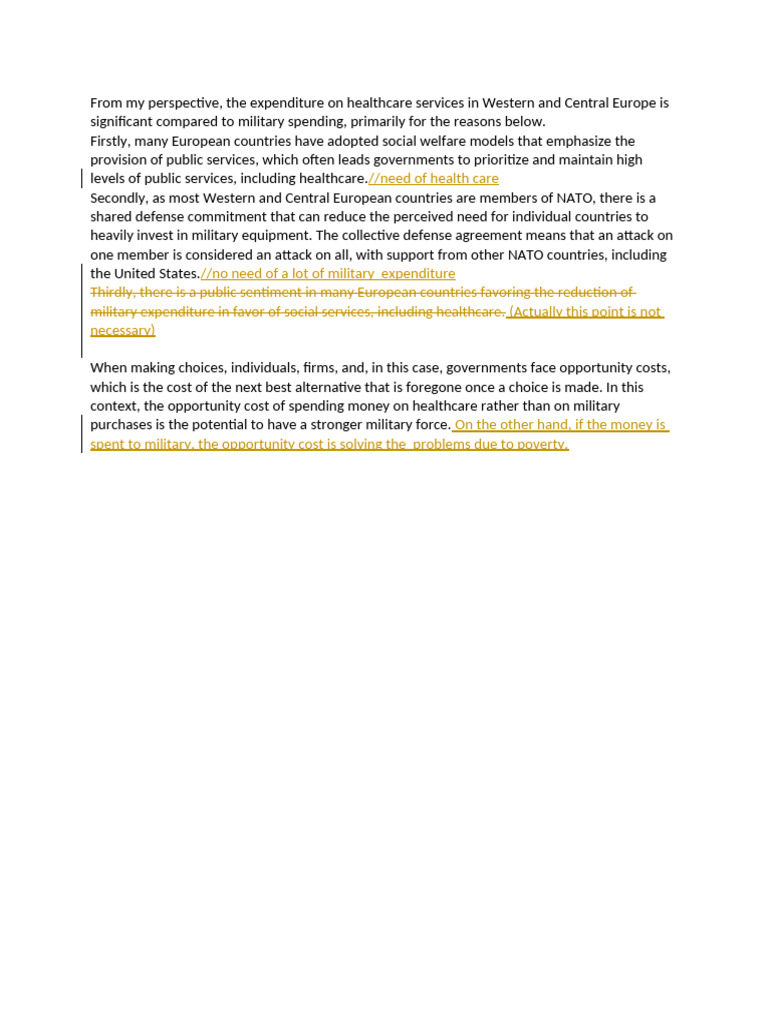 Economics Case Study Opportunity Cost | PDF