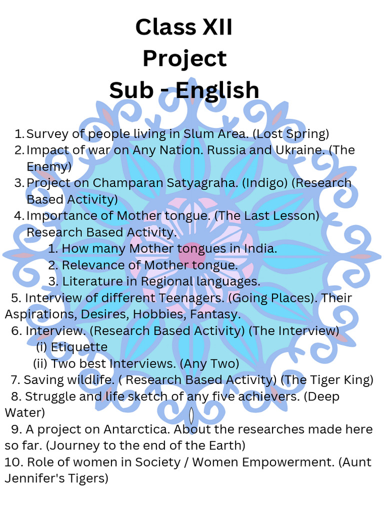 Student Research Project Guide | PDF