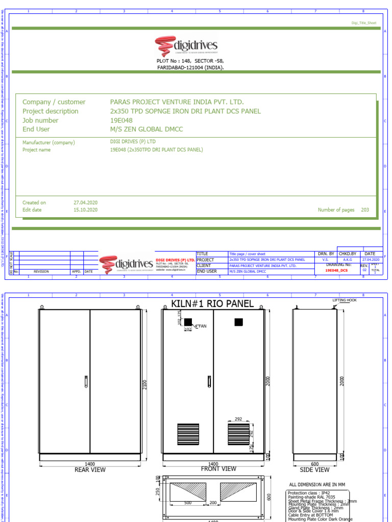 19E048 (2x350TPD DRI Plant DCS Panel) as-Built Scheme Drawing Rev-02 ...