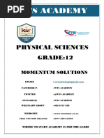 Grade 12 Momentum and Impulse Test | PDF | Momentum | Collision