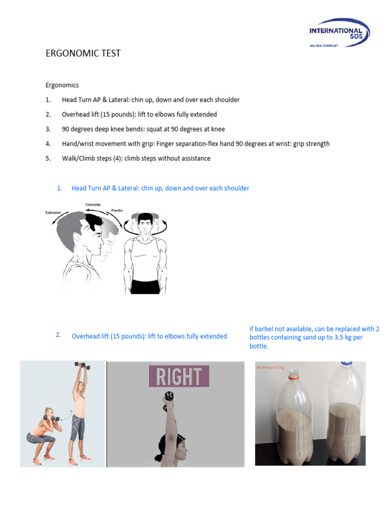 2c. Ergonomic Test Guideline-Freeport | PDF
