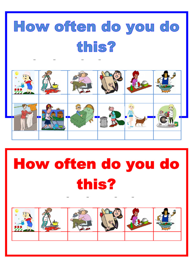 Adverbs Frequency Game Grammar | PDF