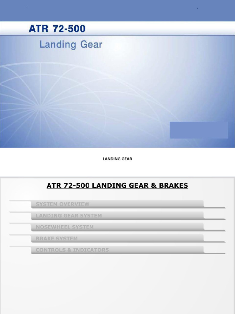 11 Landing Gear-brakes | PDF | Landing Gear | Anti Lock Braking System