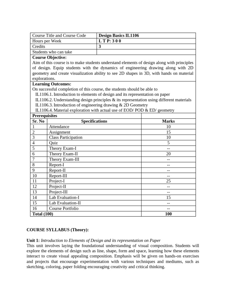 Design Basics - RB - MKY - RLN | PDF | Drawing | Geometry