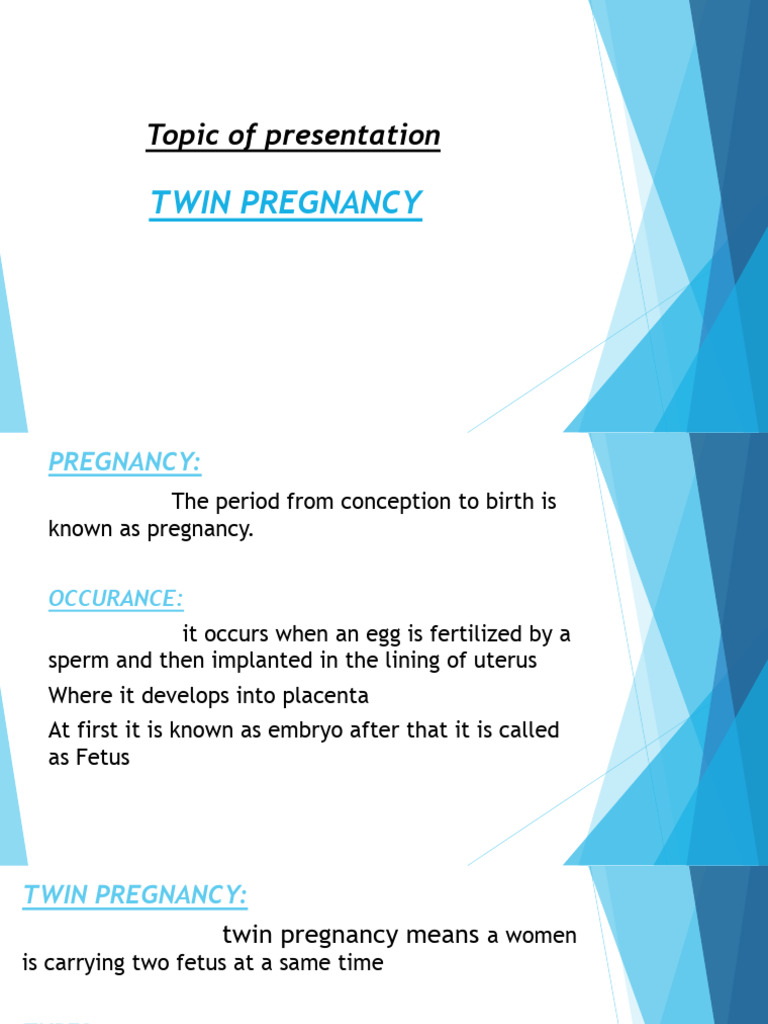 Understanding Twin Pregnancy Types | PDF