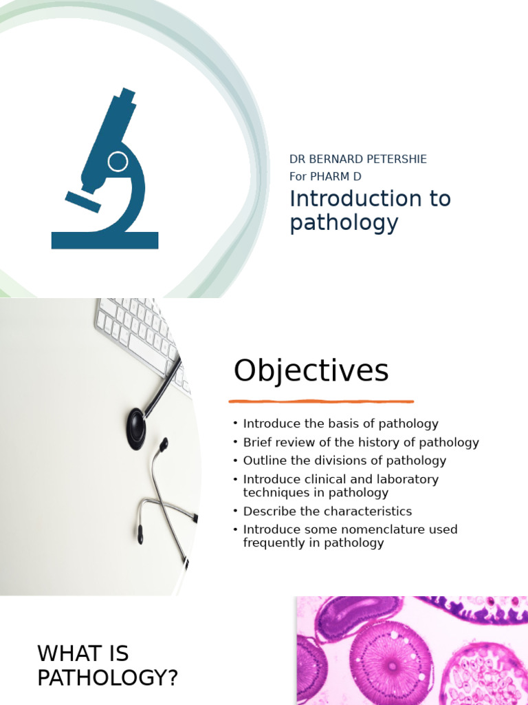Introduction to Pathology Overview | PDF | Necrosis | Pathology