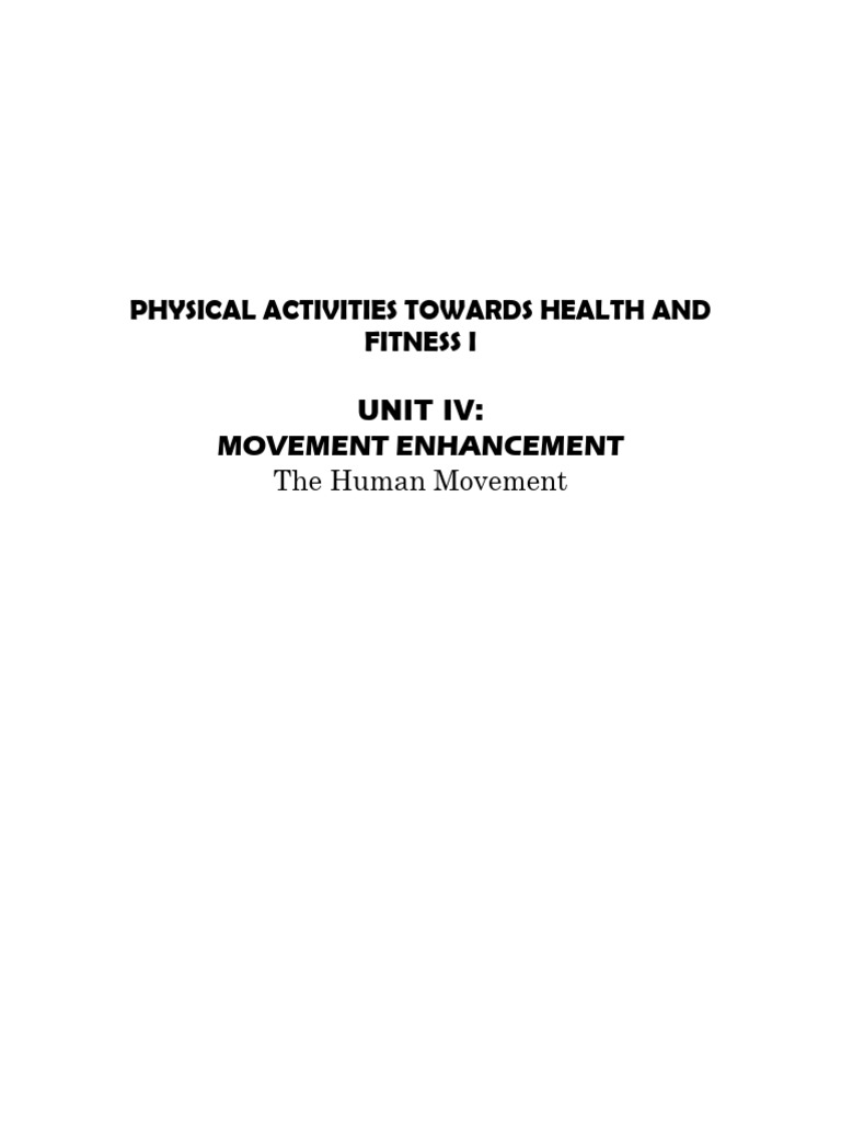 PE-11-UNIT-4 | PDF | Anatomical Terms Of Motion | Skeleton