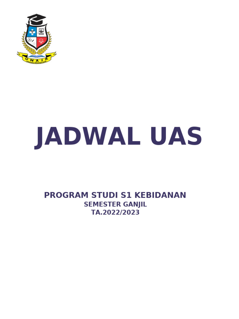 JADWAL UAS | PDF