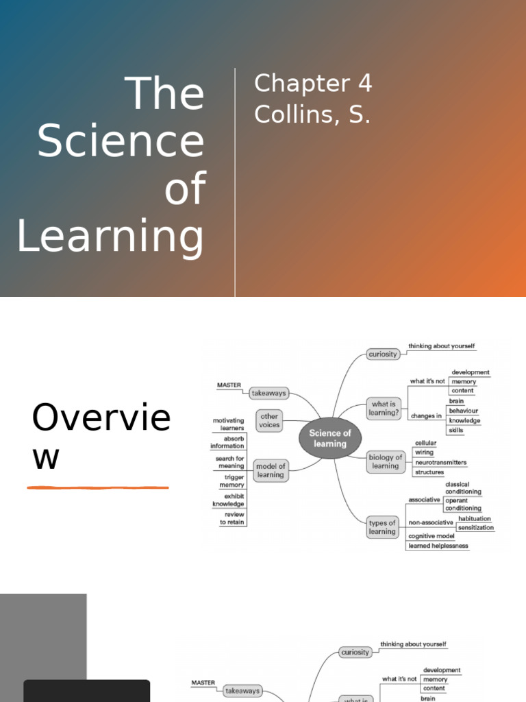 CHAP 4 Collins EDGP 8105 | PDF | Learning | Classical Conditioning