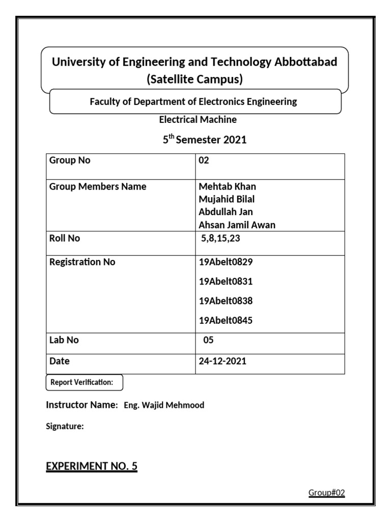 final lab report (1) | PDF | Voltage | Electrical Engineering