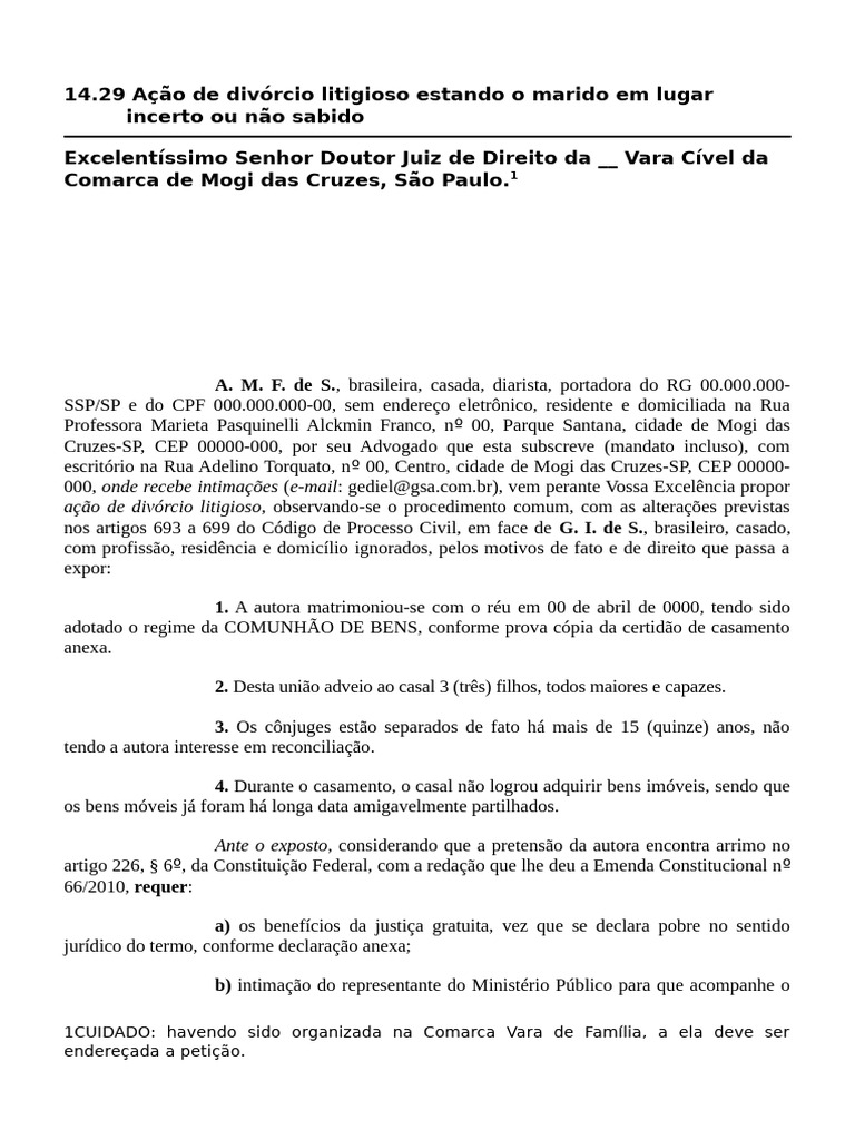 14_29_acao_divorcio_litigioso_estando_marido_lugar_incerto_ou_nao ...