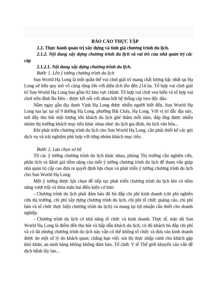 Báo Cáo Thực Tập - BTH | PDF