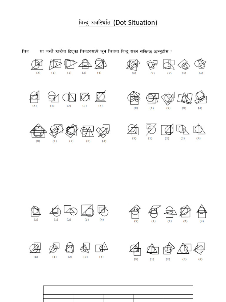 Dot Situation Non Verbal Additional | PDF
