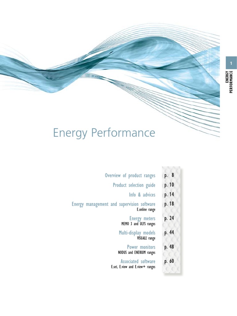 01 Energy Efficiency | PDF | System | Calibration