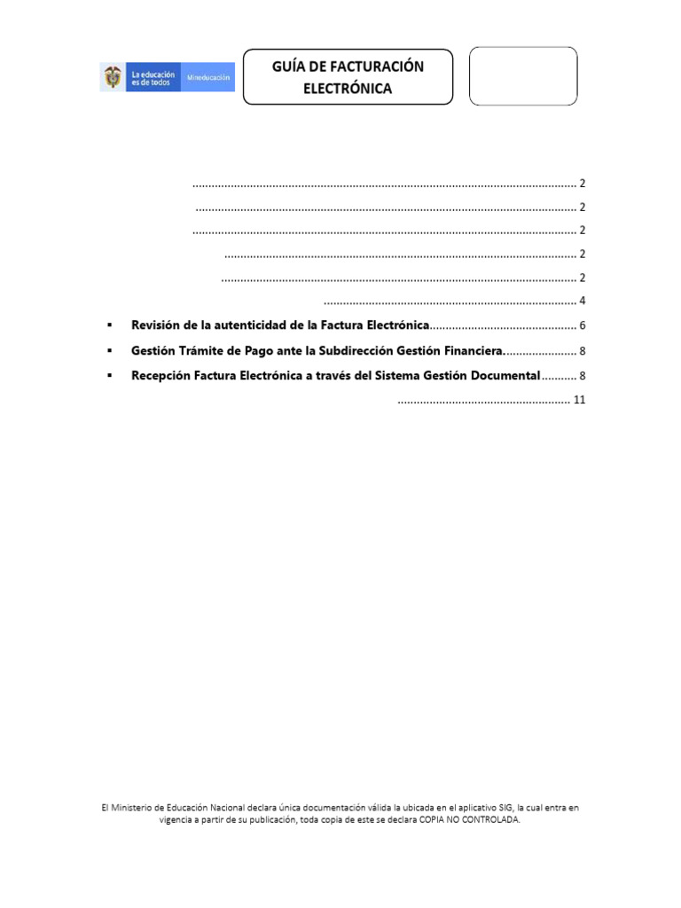 GF-GU-06 Copia Controlada | PDF | Factura | Gestión de registros